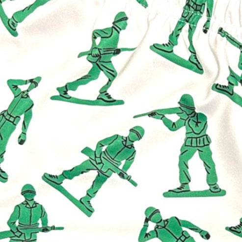 RF-Wear Women's Soldier Shorts - White/Green – RFwear