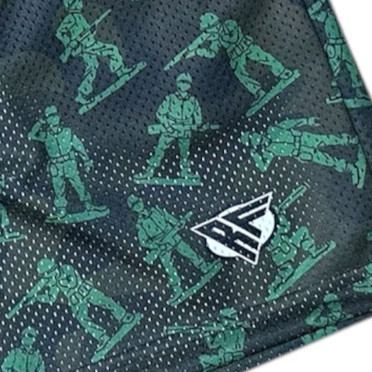 RF Men's Mesh Soldier Shorts - Camo Green – RFwear